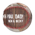 Multi Photo Home Run Dad Father's Day Baseball | Zazzle