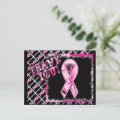 Multi Pink Ribbon Postcard | Zazzle