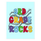 3rd Grade Rocks - Numbers Postcard | Zazzle.com