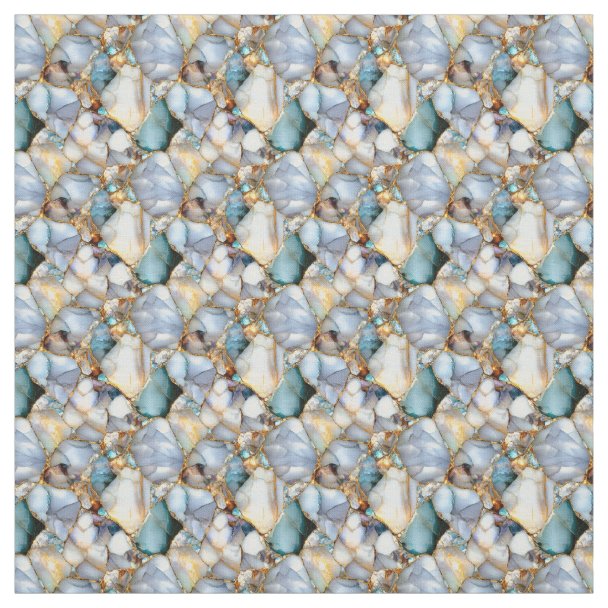 Gemstones Fabric | Zazzle