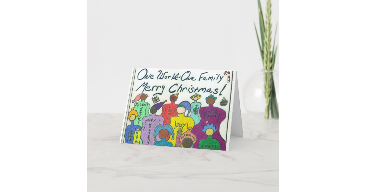 Multicultural Christmas Card | Zazzle