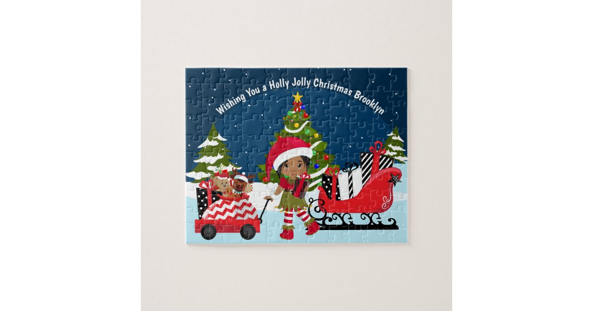 Multicultural Girl Elf Jigsaw Puzzle | Zazzle