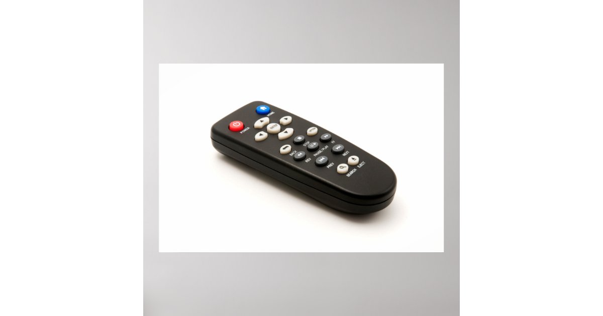 Multimedia Remote Control Poster | Zazzle