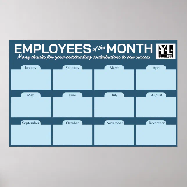 Multiple Employees of the Month photo display Poster | Zazzle