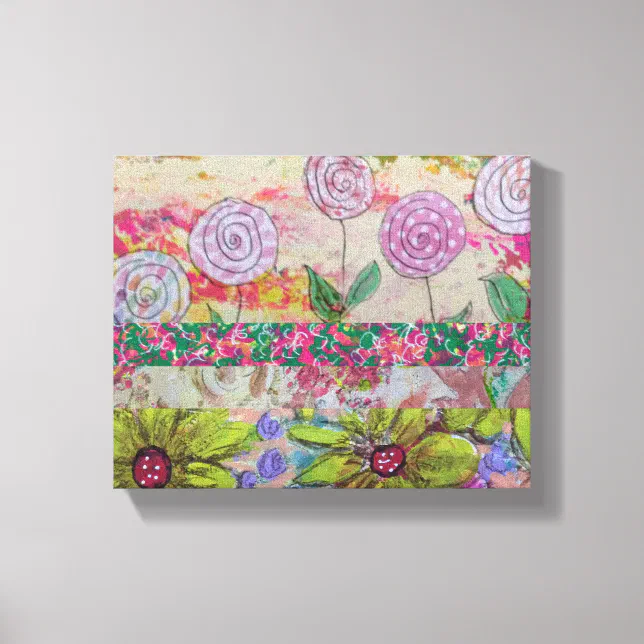 Multiple Flowers Canvas Print | Zazzle