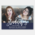 Multiple Graduates Custom Photo and Text Sign | Zazzle