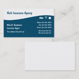 Multiple Line Insurance Business Cards | Zazzle