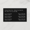 Multiple Location Logo Business Cards Design | Zazzle