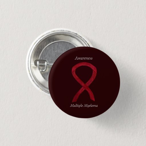 Multiple Myeloma Cancer Awareness Ribbon Pin | Zazzle