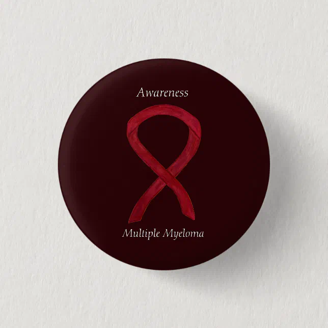 Multiple Myeloma Cancer Awareness Ribbon Pin | Zazzle