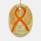 Multiple Sclerosis Awareness Ribbon Angel Ornament | Zazzle