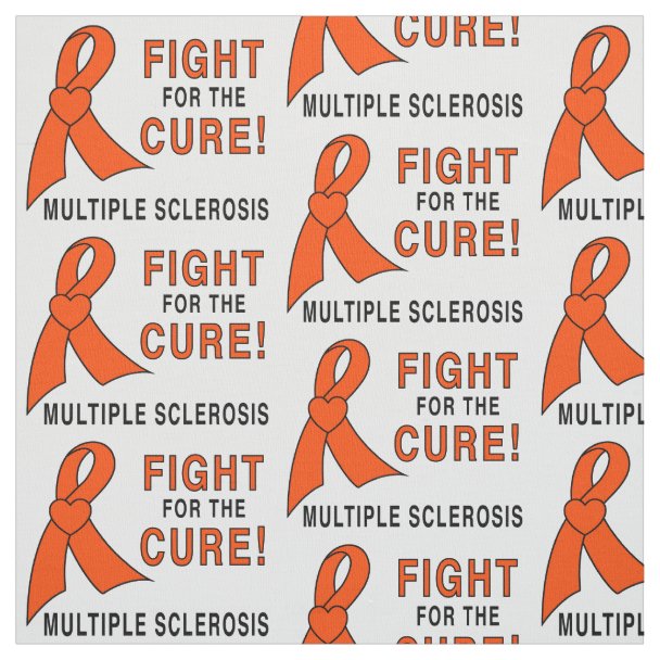 Spoonie Life: Cure Multiple Sclerosis! Fabric | Zazzle