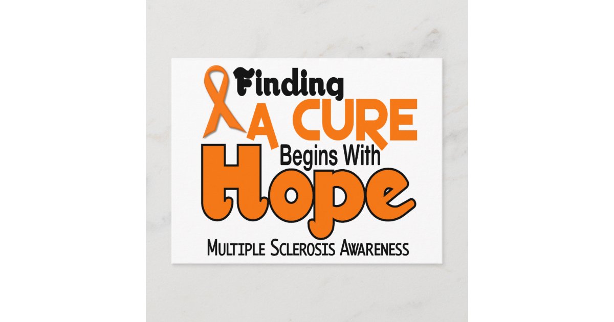 Multiple Sclerosis MS HOPE 5 Postcard | Zazzle