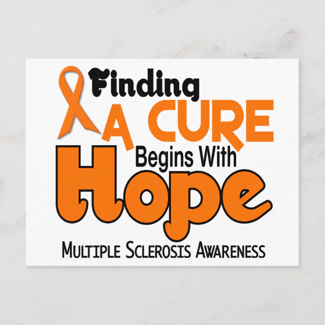 Multiple Sclerosis MS HOPE 5 Postcard | Zazzle