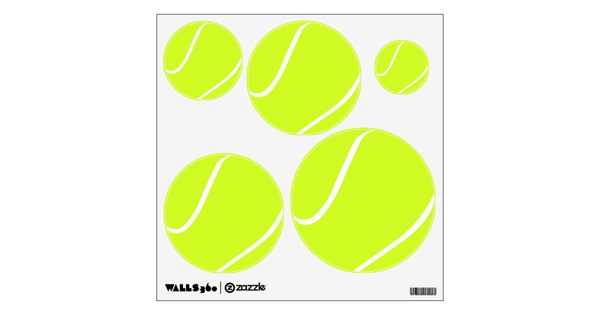 Multiple Sizes Tennis Balls Coach/Team Sport Decal | Zazzle