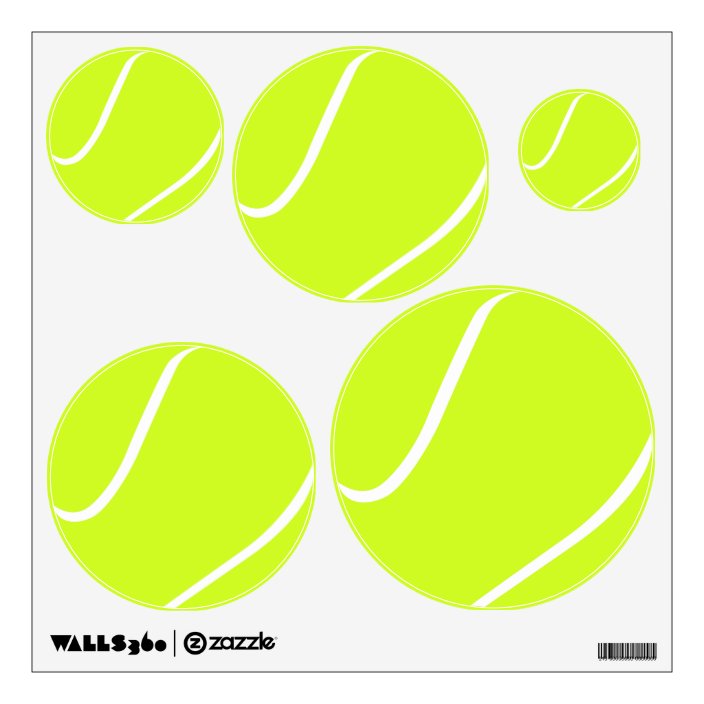 Multiple Sizes Tennis Balls Coach/Team Sport Decal | Zazzle.com
