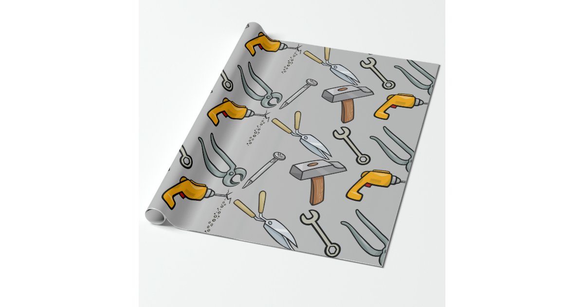 Multiple Tools Wrapping Paper | Zazzle