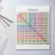 Multiplication Chart Puzzle | Zazzle