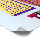 Multiplication Times Tables Poster | Zazzle