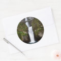 Multnomah Falls in the Columbia Gorge Classic Round Sticker | Zazzle