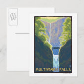 Multnomah Falls, OregonMaiden of the Falls Postcard | Zazzle