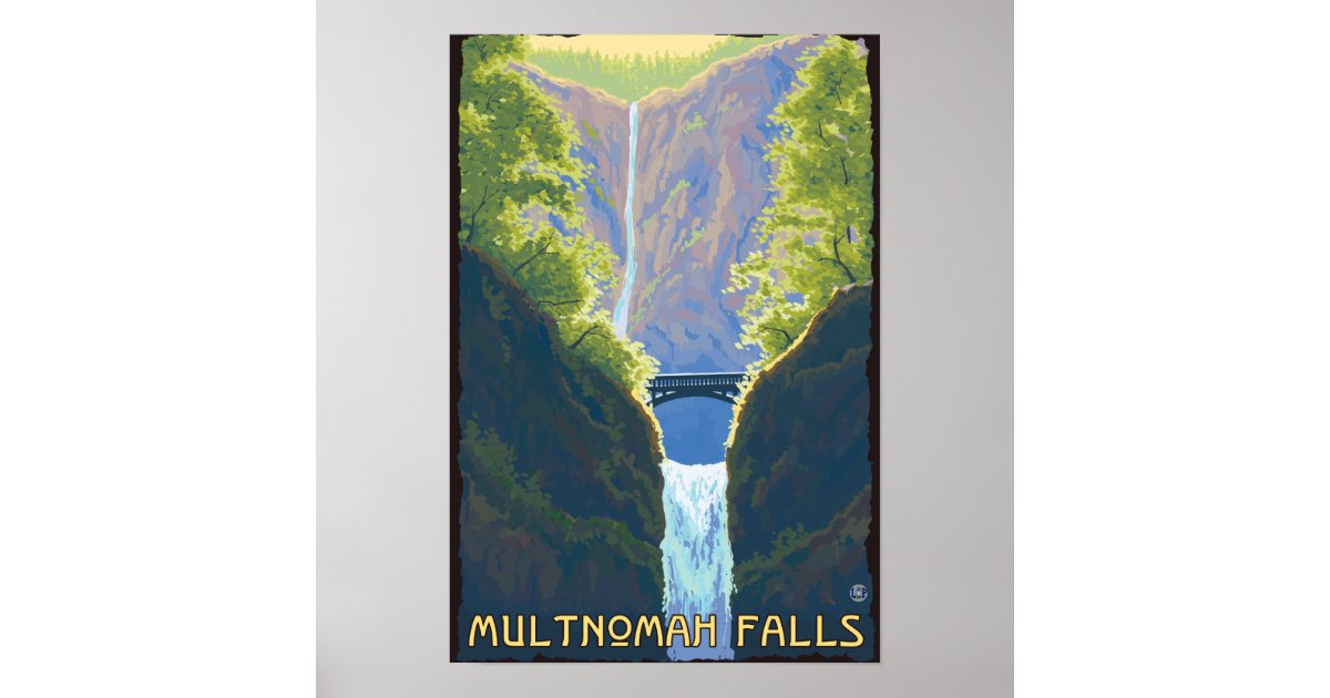 Multnomah Falls, OregonMaiden of the Falls Poster | Zazzle