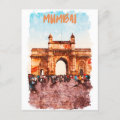 Mumbai Gateway of India Monument Postcard | Zazzle