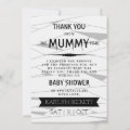 Mummy To Be | Halloween Baby Shower Thank You Card | Zazzle
