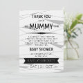 Mummy To Be | Halloween Baby Shower Thank You Card | Zazzle