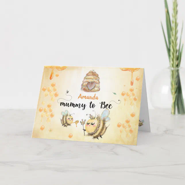 Mummy to Bee - new baby Card | Zazzle