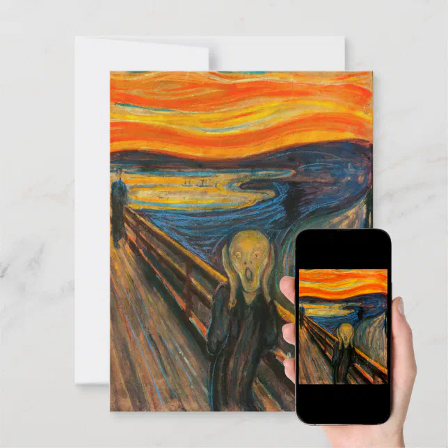 Munch The Scream Invitations | Zazzle