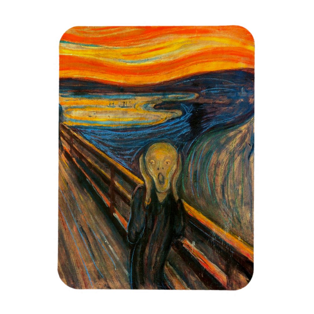 Munch The Scream Magnet | Zazzle