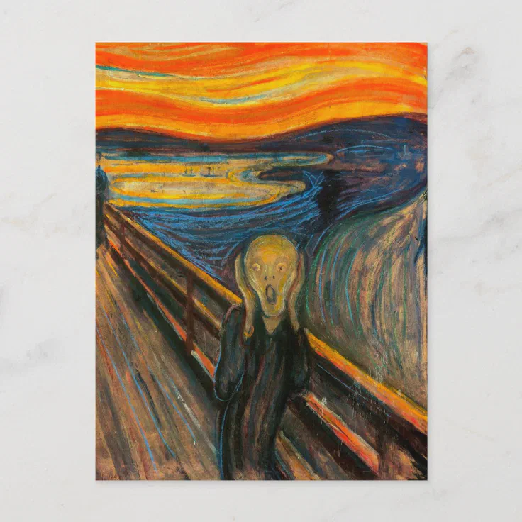 Munch The Scream Postcard | Zazzle
