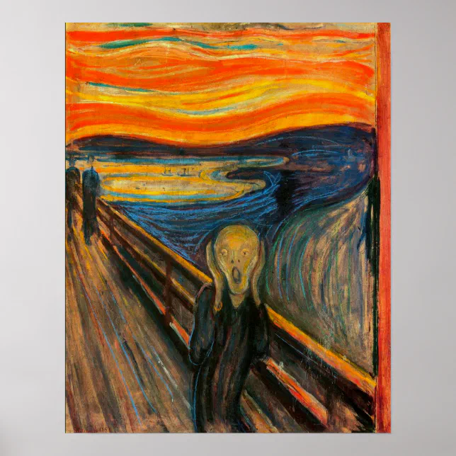 Munch The Scream Poster | Zazzle