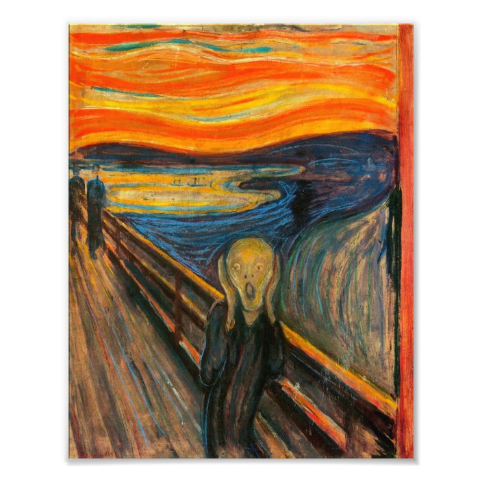 Munch The Scream Print | Zazzle.com