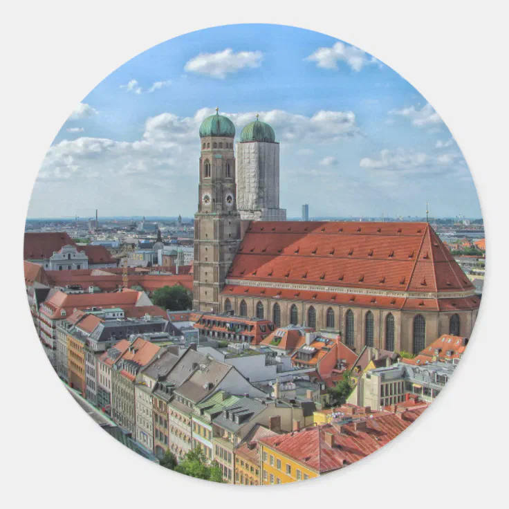 Munich, Germany Classic Round Sticker | Zazzle