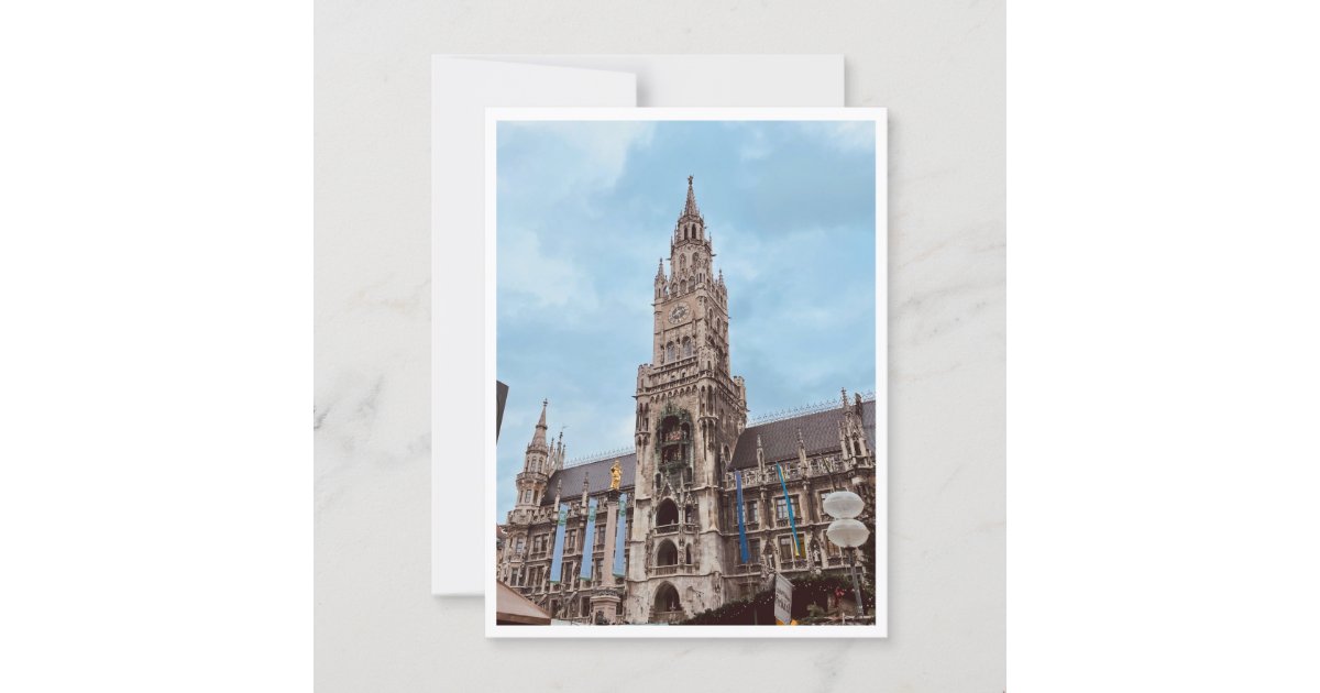 Munich, Germany Colorful Europe Postcard | Zazzle