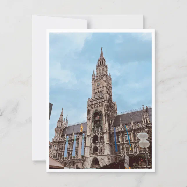 Munich, Germany Colorful Europe Postcard | Zazzle