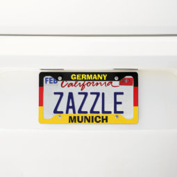 Munich License Plate Frame | Zazzle