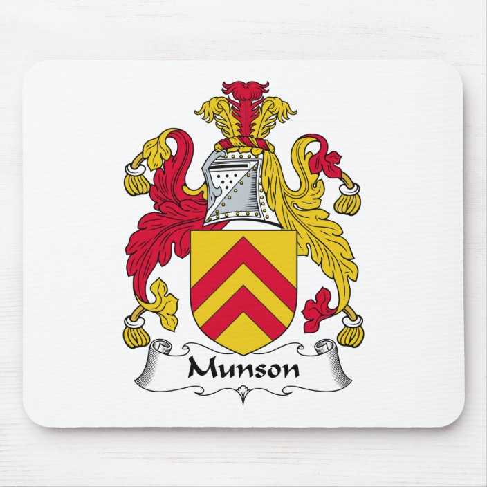 Munson Family Crest Mouse Pad | Zazzle.com