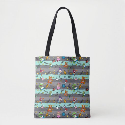 Muppet Babies Pattern Tote Bag | Zazzle