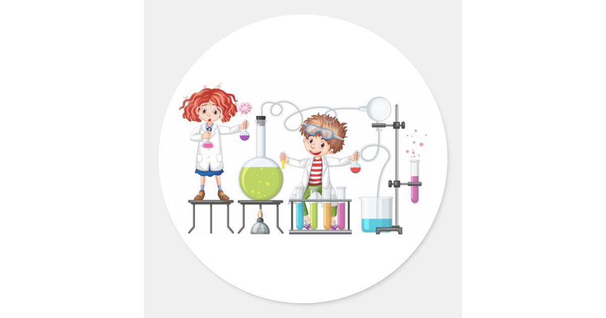 Muppet Science Magic Classic Round Sticker | Zazzle