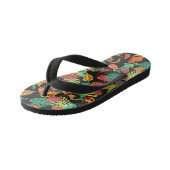 Muppets | Tropical Kermit & Animal Pattern Kid's Flip Flops | Zazzle