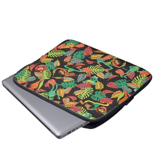 Muppets | Tropical Kermit & Animal Pattern Laptop Sleeve | Zazzle