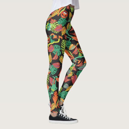 Muppets | Tropical Kermit & Animal Pattern Leggings | Zazzle