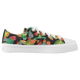 Muppets | Tropical Kermit & Animal Pattern Low-Top Sneakers | Zazzle