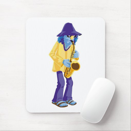 Muppets Zoot playing a saxophone Disney Mouse Pad | Zazzle