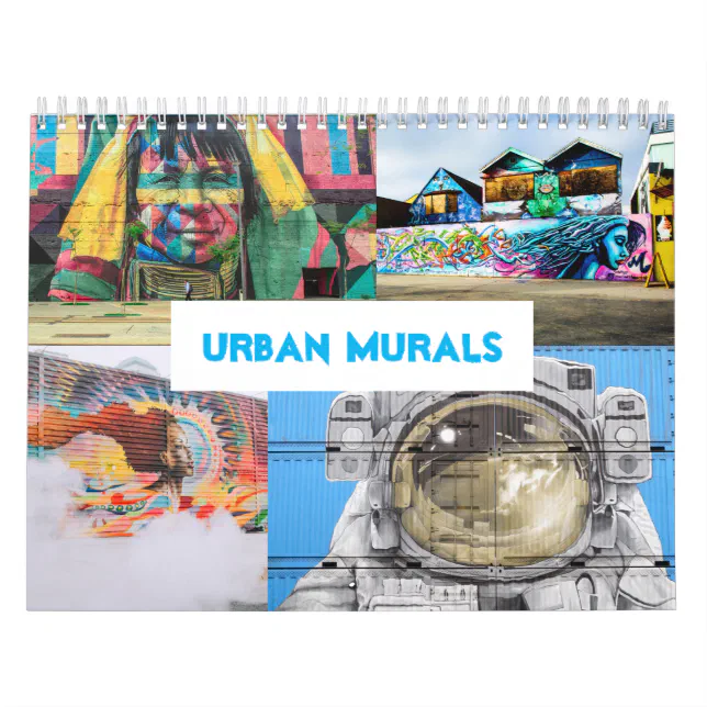 Mural Artwork Street Murals 2020 Calendar | Zazzle