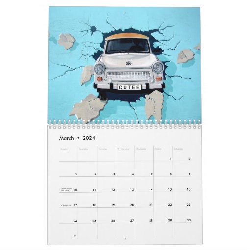 Mural Artwork Street Murals 2020 Calendar | Zazzle