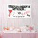 Murder Mystery Birthday Party BLOODY Banner | Zazzle